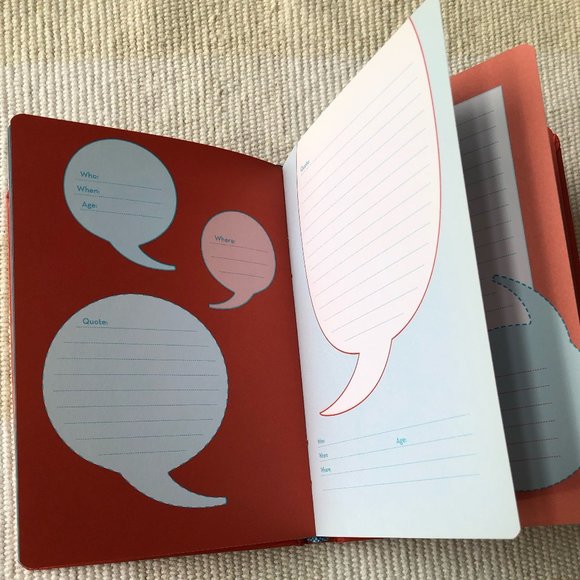 Chronicle Books | Other | Nwt Blank Book For Recording Childrens Quotes ...